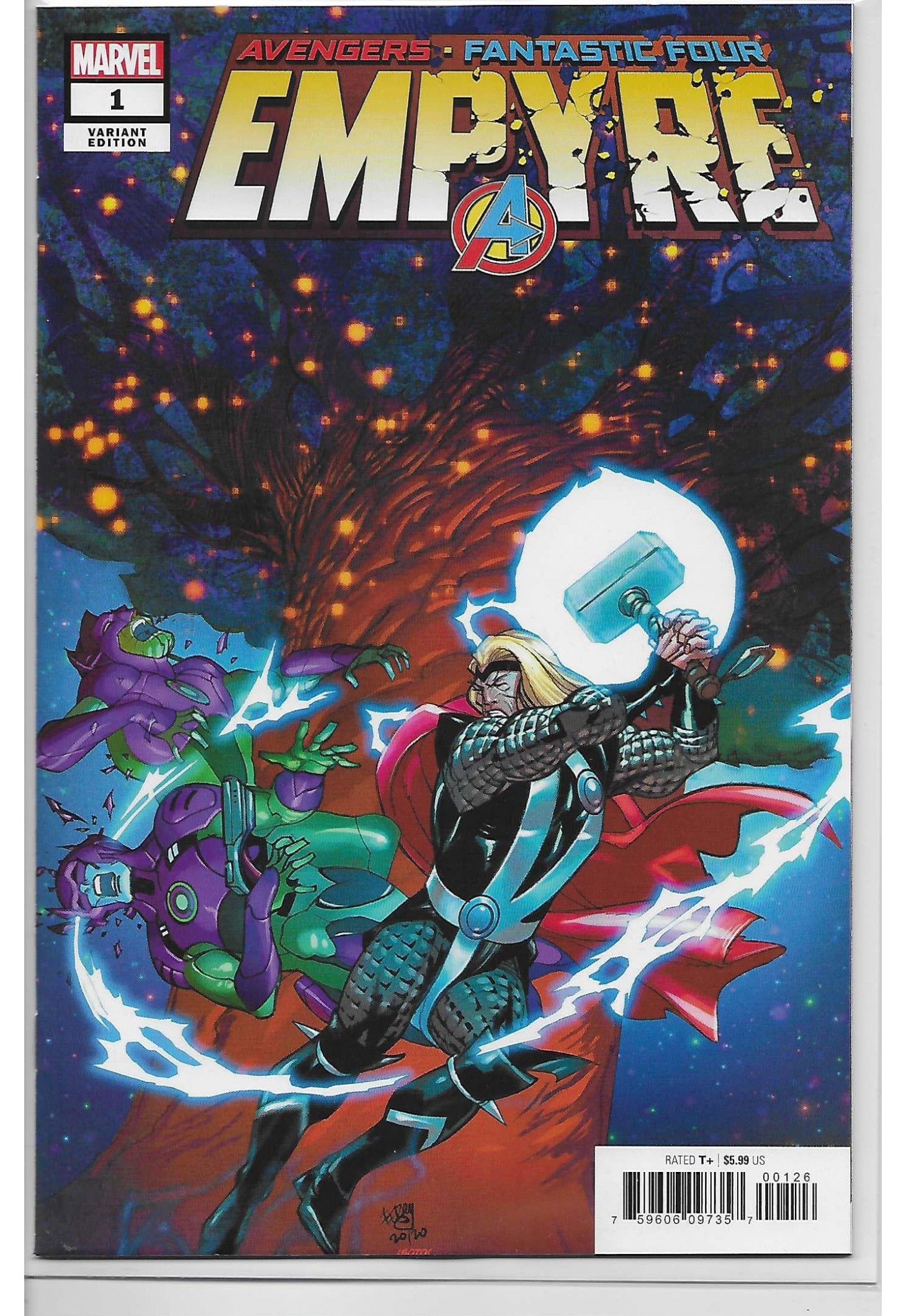 Empyre #1 Pascal Ferry Secret Variant 1 Per Store