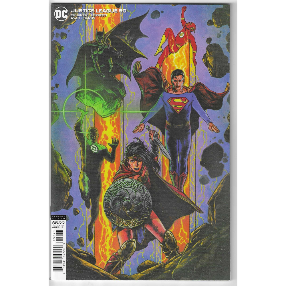 Justice League #50 Travis Charest Variant