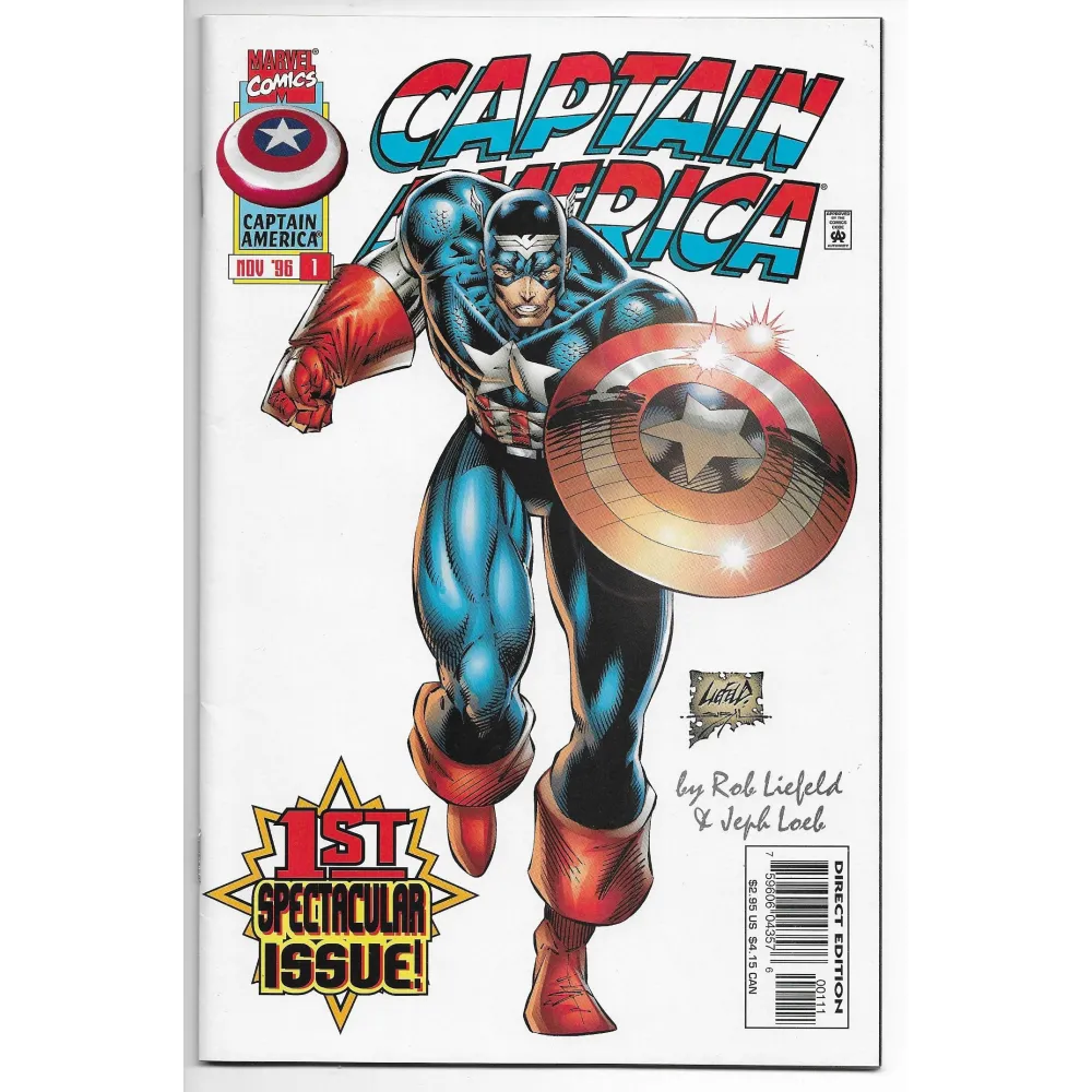 Captain America #1 First Rikki Barnes