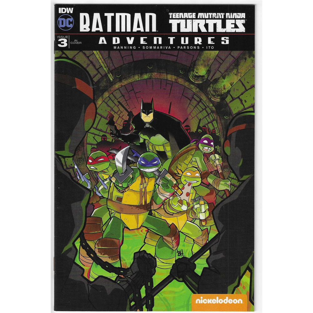 Batman TMMT Adventures #3 Variant 1:10