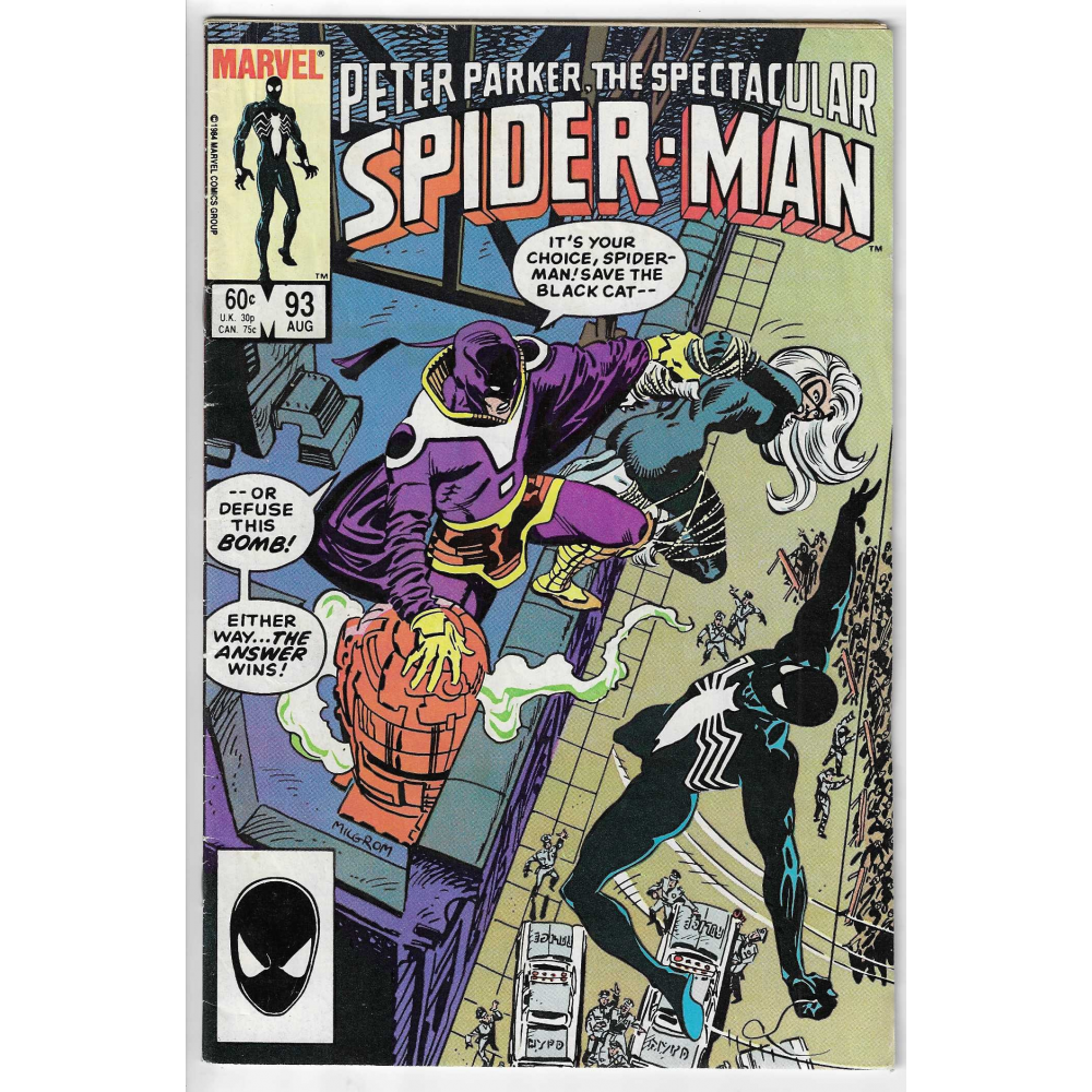 Peter Parker The Spectacular Spider-Man #93 Black Cat