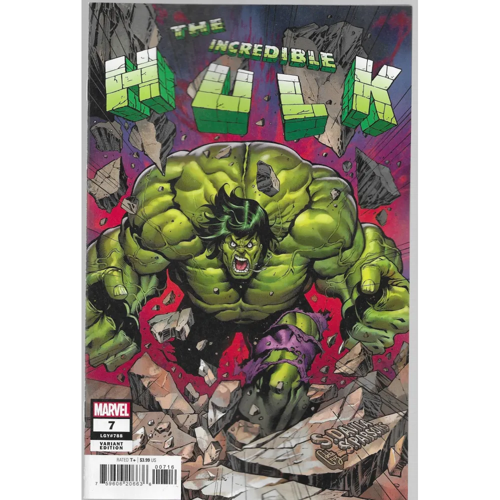 Incredible Hulk #7 Sergio Davila 1:25 Variant